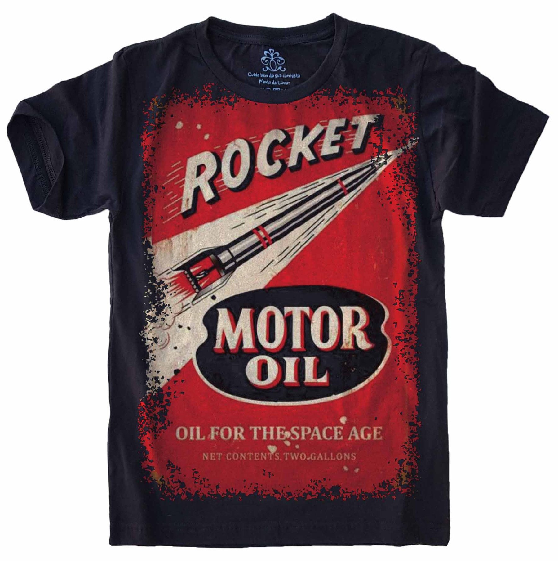Camiseta Vintage ROCKET Motor Oil